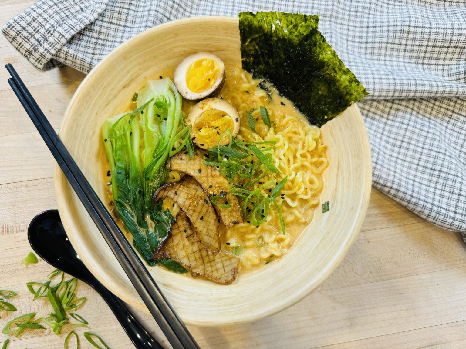 Fancy Ramen Recipe (Upgrade your instant noodles!) - Olivia Yi