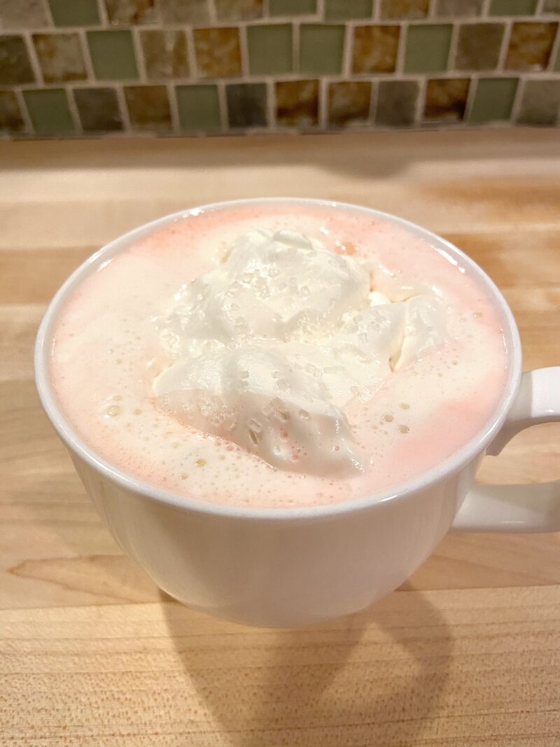 Creamy Pink Hot Chocolate – Perfect for Valentine's Day or any Special ...