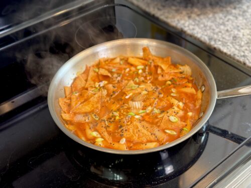 Easy Tteokbokki Recipe - Korean Spicy Rice Cakes - Olivia Yi