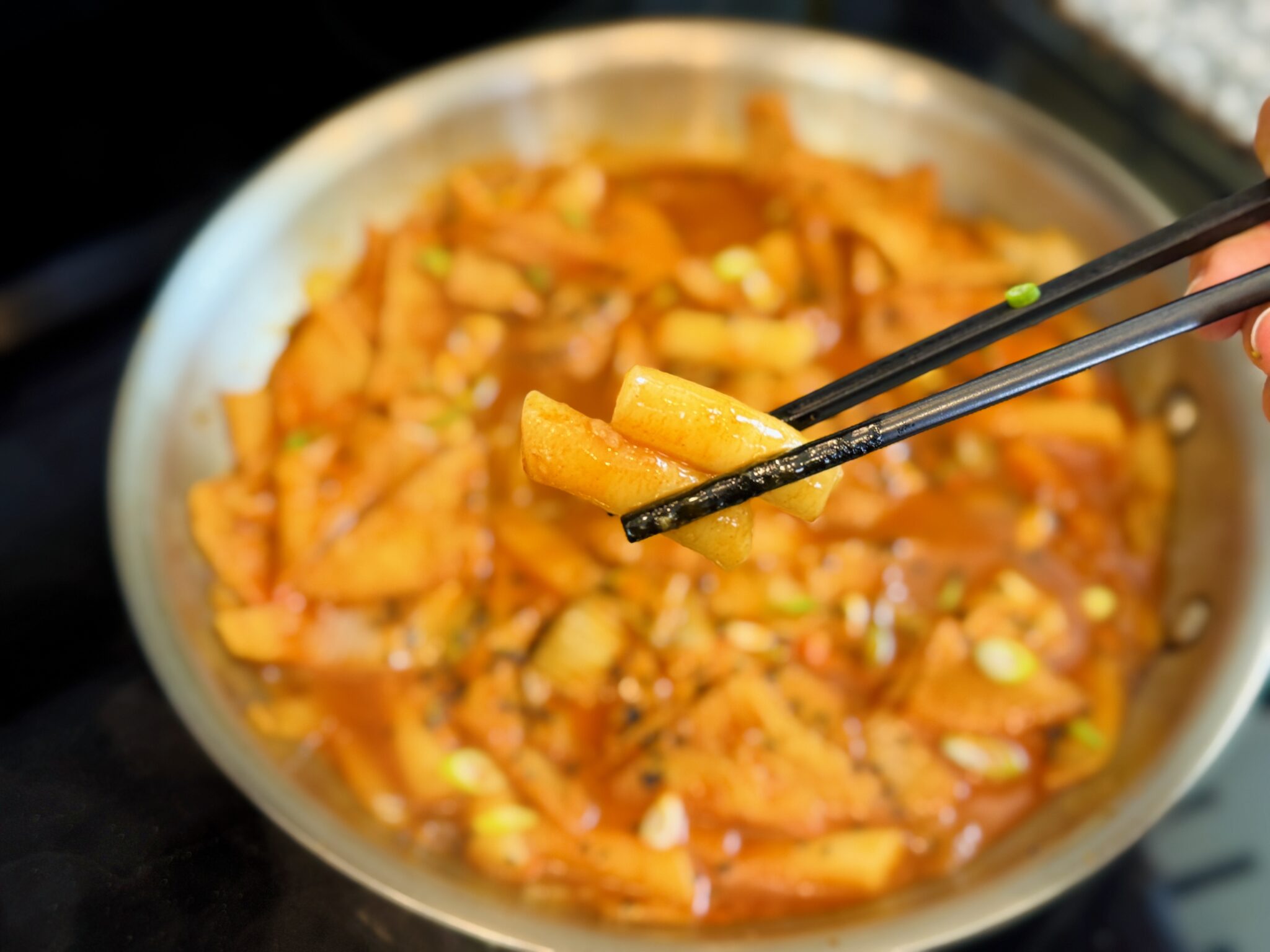 Easy Tteokbokki Recipe - Korean Spicy Rice Cakes - Olivia Yi