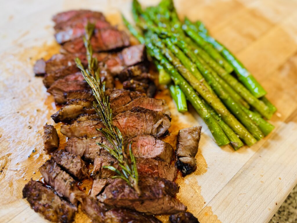 Pan-Seared Ribeye Steak (Garlic Butter Basted) - Olivia Yi